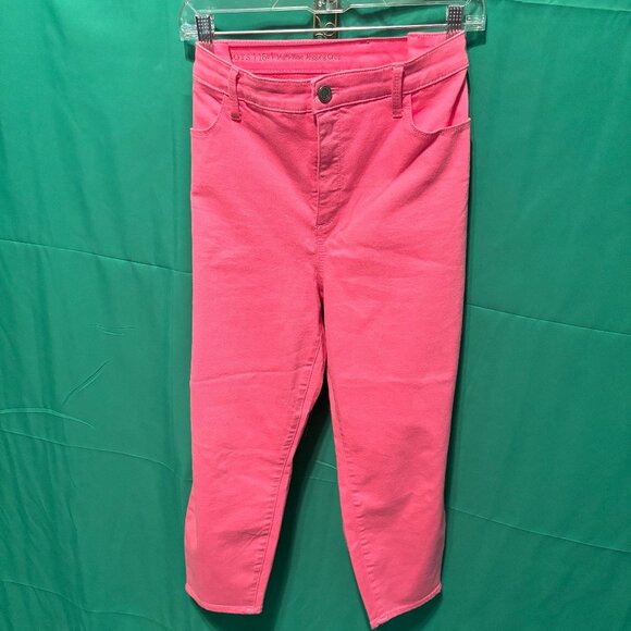 Talbots | Jeans | Talbots Pink High Rise Crop Jeggings Size 6 | Poshmark
